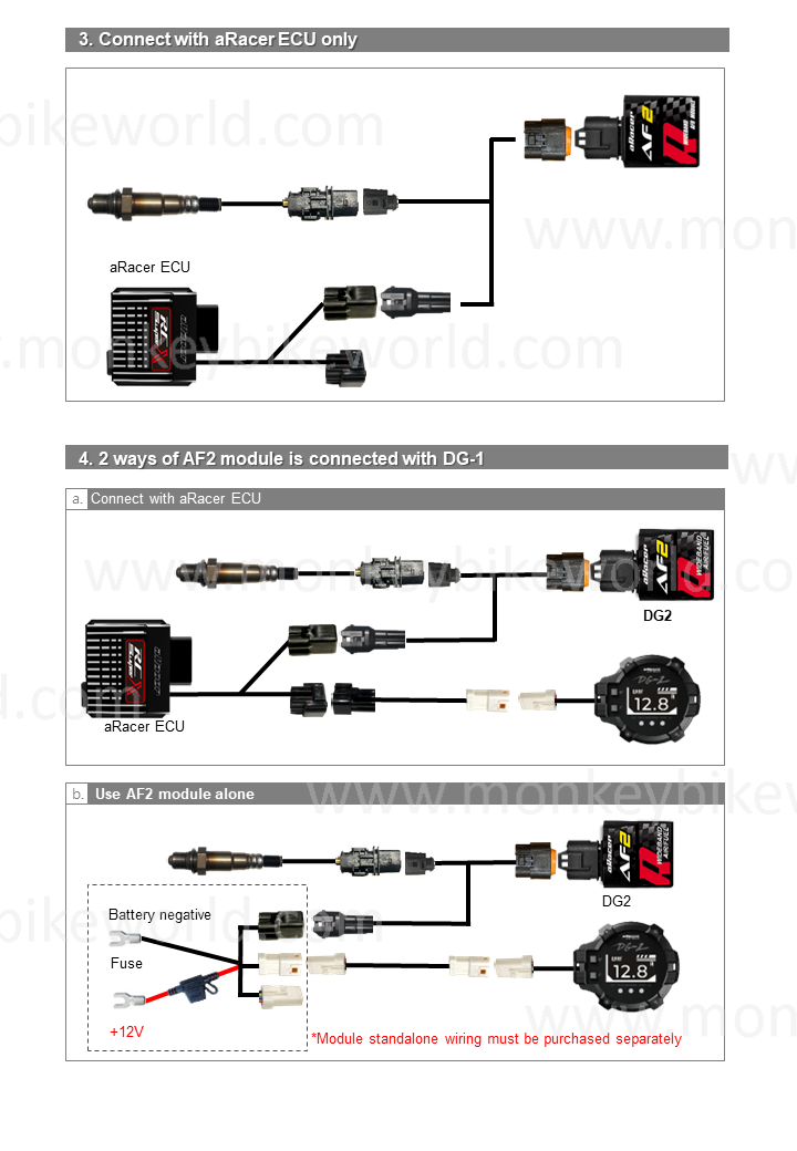 aRacer AF2 Wideband AFR Module 2| Monkey Bike World